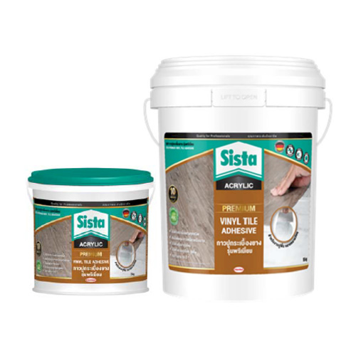 ซีสต้า กาวปูกระเบื้องยางเกรดพรีเมี่ยม Sista Premium Vinyl Tile Adhesive ...