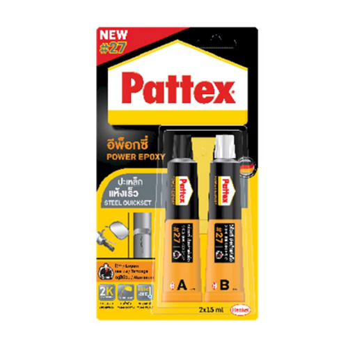 แพทเท็คส์ กาวอีพ๊อกซี่ปะเหล็ก PATTEX Epoxy Steel #27 – TK Power Summit